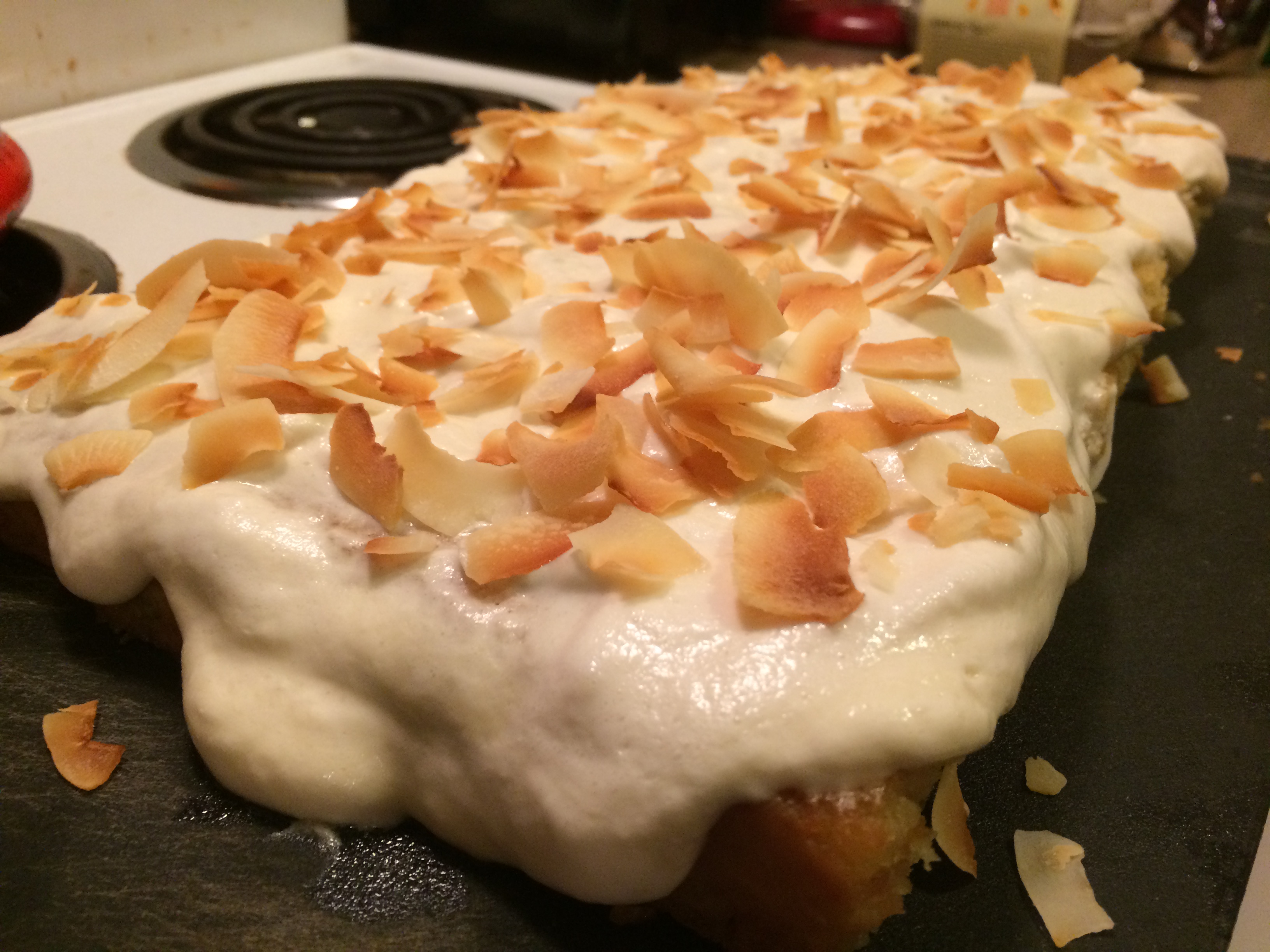 Vegan Coconut-Key Lime Sheet Cake w/ So Delicious Coconut Whip Topping ...